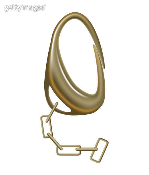 Carabiner clasp. Metal carabine for climbing rope link. Snap hook for ...