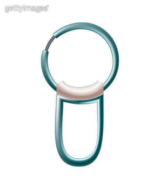 Carabiner clasp. Metal carabine for climbing rope link. Snap hook for ...