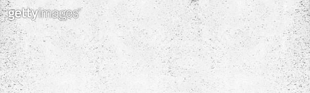 Whitewashed exposed aggregate concrete panoramic texture. Old white ...