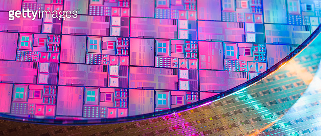 Silicon Wafers and Microcircuits with Automation system control ...