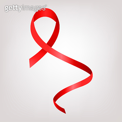 Red ribbon awareness. Blood Cancers, Aplastic Anemia, ALS, Lymphoma ...