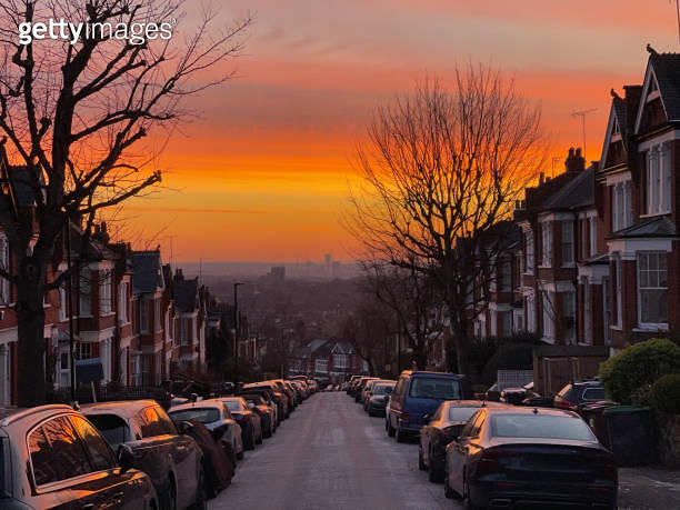 Muswell Hill sunrise 이미지 (1302175757) - 게티이미지뱅크