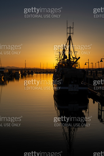 Sunset over Port Gardner Everett Washington 이미지 (1313501176) - 게티이미지뱅크