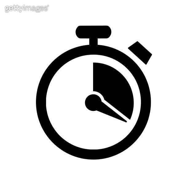 Timer Clock Stopwatch Isolated Icon Countdown Timer Symbol Icon Sport Clock With Time