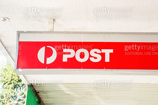 Australia Post Office sign outside of the building 이미지 (1319544004 ...