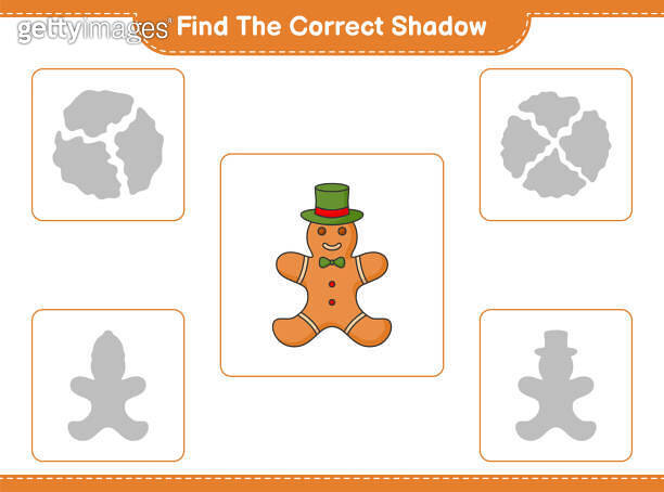 Find the correct shadow. Find and match the correct shadow of ...