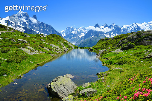 Nature Reserve Aiguilles Rouges, French Alps, France, Europe. 이미지 ...