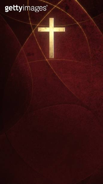 Roman Christian Cross on Red Vertical Graphic Banner Background 이미지 ...