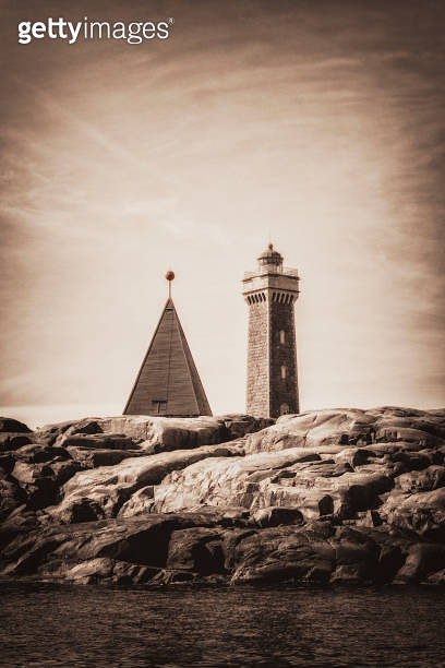 Vinga Lighthouse in Gothenburg archipelago 이미지 (1322156266) - 게티이미지뱅크
