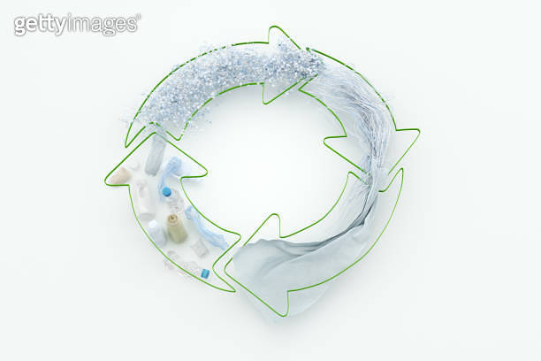 recycling plastic loop 이미지 (1293731211) - 게티이미지뱅크