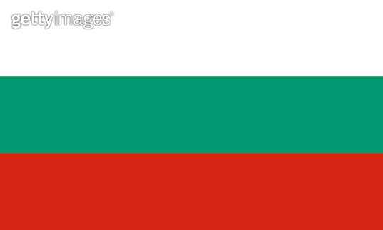 National flag of Bulgaria original size and colors vector illustration ...