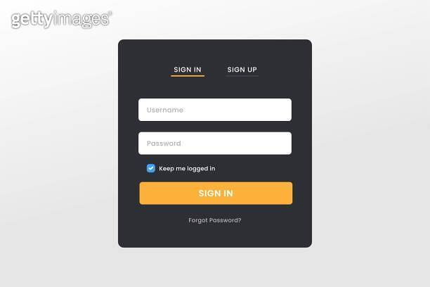 log in, sign in. and sign up user interface design for website and app ...