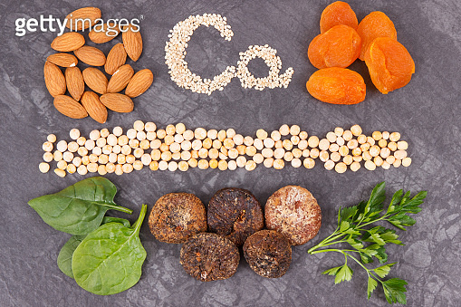 Inscription Ca with healthy nutritious eating containing calcium ...