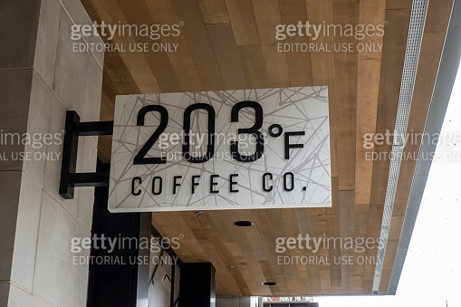 Exterior view of the entrance to 203 Degrees Coffee Company in Totem ...
