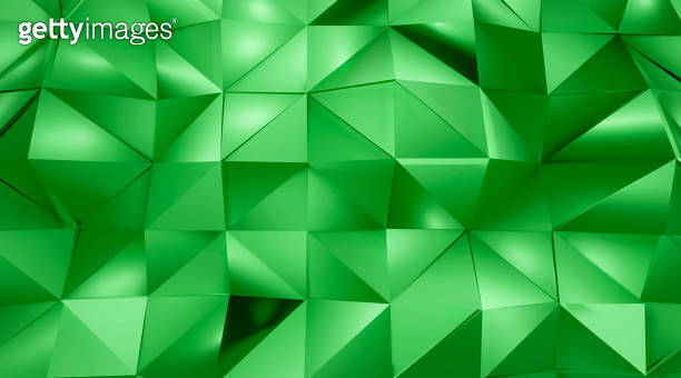 abstract geometric pattern background green polygon background luxury ...