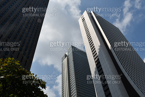 Shinjuku Nomura Building and Sompo Japan Head Office Building in Tokyo ...