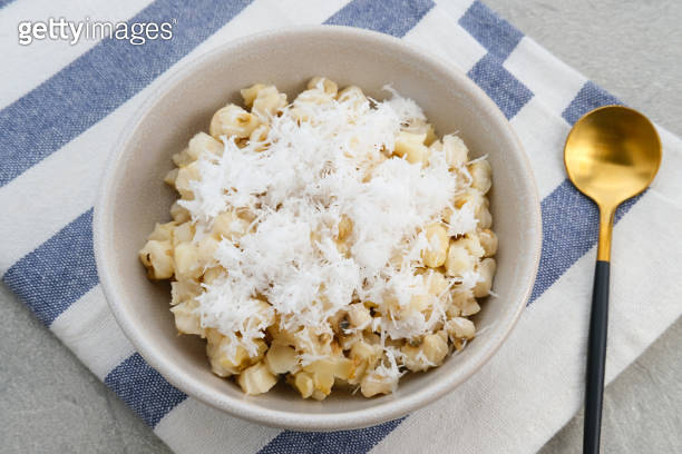 Grontol Jagung or Corn grontol is a traditional snack in Indonesia ...