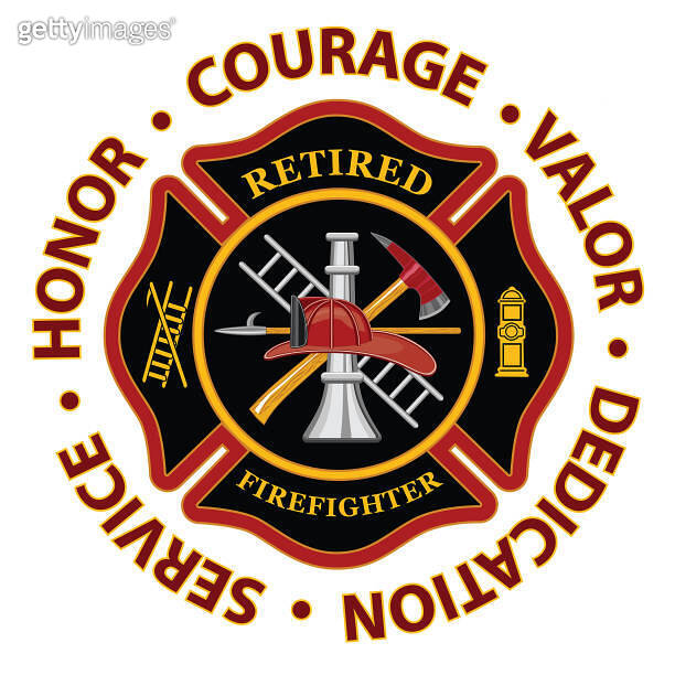 Retired Firefighter Honor Courage Valor 이미지 (1307037993) - 게티이미지뱅크