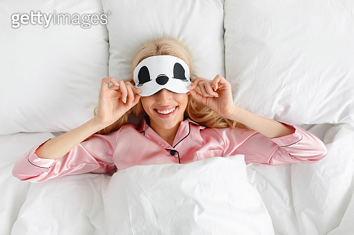 Great healthy sleep, good morning and wake up in excellent mood 이미지 ...