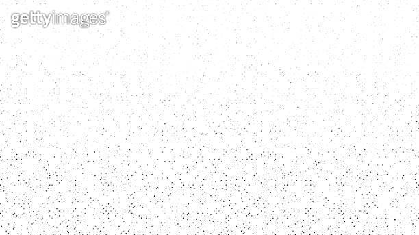 Grunge bitmap pixel texture. Square noise particles background. Abstract dotted fading pattern ...