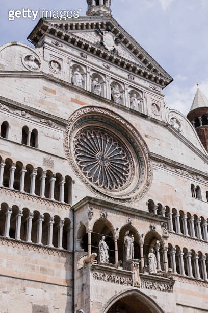 ancient italian architecture catholic temple building in italy city ...
