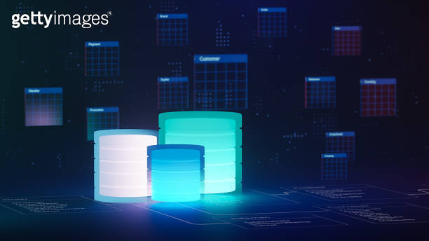 Multiple database is placed on Relational database tables. Concept of ...