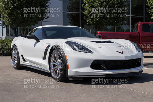 Used Chevrolet Corvette C7 Z06 on display. With supply issues, Chevy is ...