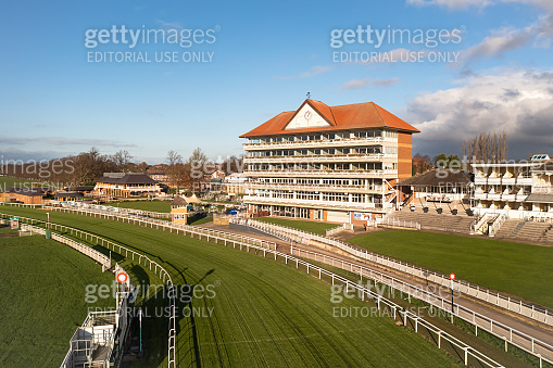 York Racecourse winning post and Grandstand paddock 이미지 (1446502165 ...