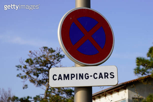 panel no campervan not allowed recreational vehicule rv symbol ban ...