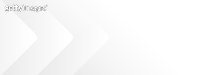 White abstract vector long minimal banner. Light neutral background ...