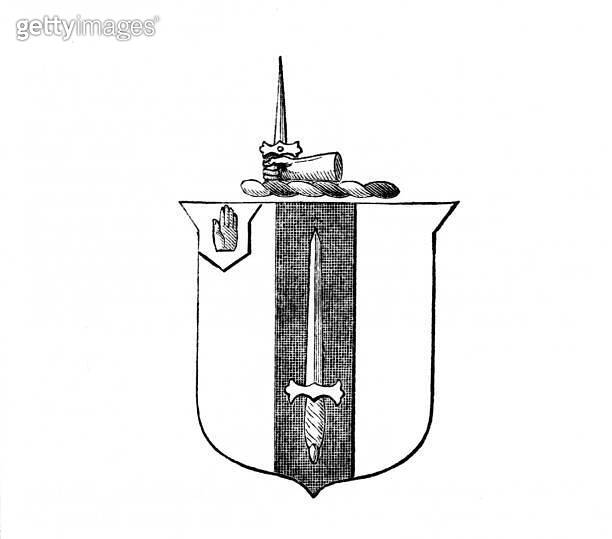 Red Hand of Ulster Crest, Irish History (1414712784) 일러스트, 무료 일러스트 - 게티 ...