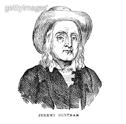 Jeremy Bentham Portrait, British Philosopher (1426977854) 일러스트, 무료 일러스트 ...