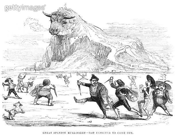 Bullfighters in Spain, Comic, Humorous (1396772616) - 게티이미지뱅크