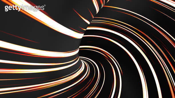 Abstract neon lights traveling through the tunnel with highspeed, 이미지 ...