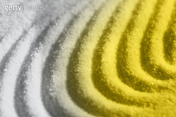 Showing of two trendy colors - grey and yellow.Natural quartz sand ...