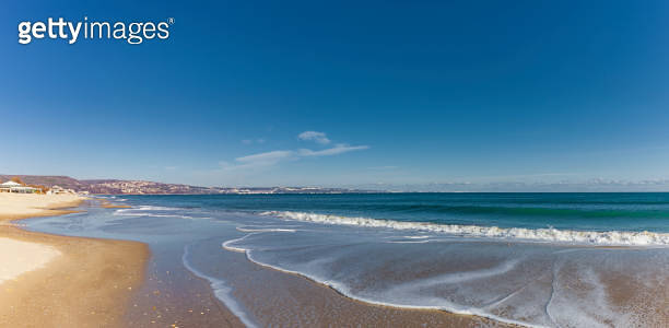 Sandy beach near Kranevo on the Black Sea coast (1366621110) - 게티이미지뱅크