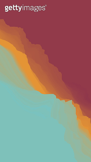abstract gradient landscape polygon shape background.mobile screen UI ...