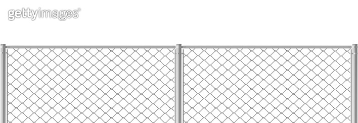 Metal wire mesh fence, barrier rabitz grid (1430264411) - 게티이미지뱅크