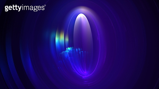 Digital space abstract glowing background. Digital technologies, data ...