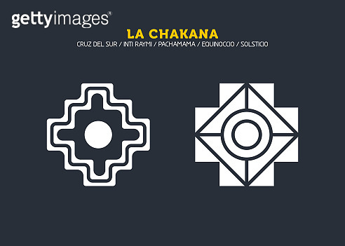 Inca Cross Chakana, Inti Raymi Ecuador, Peru emblematic symbol of an ...