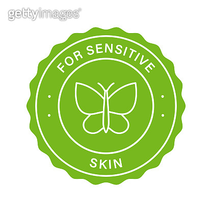 Dermatology Stamp of Soft Sensitive Skin. Cosmetic Product for ...