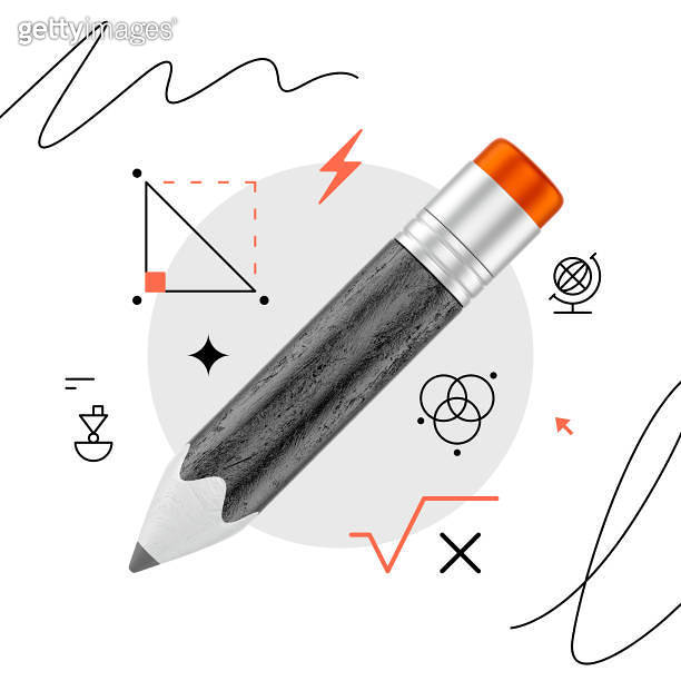 Education concept with 3d pen and math symbols 이미지 (1438106384) - 게티이미지뱅크