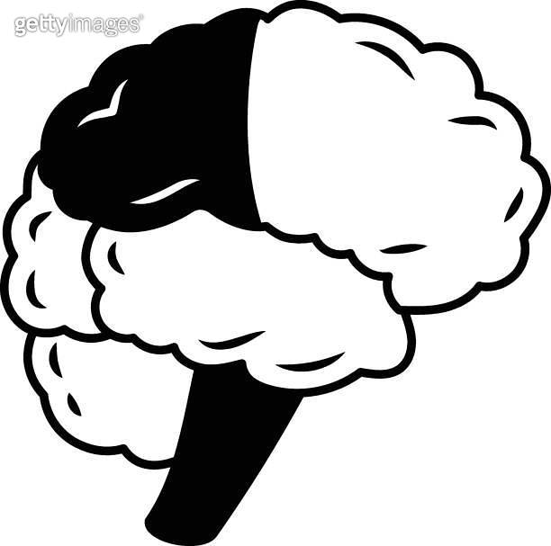 Brain and Nervous System Concept vector line icon Design, Organ System ...