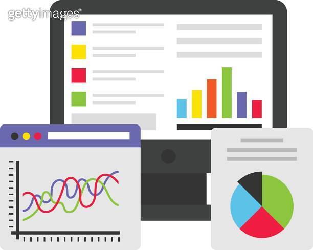 Investor Dashboard or Reporting System Concept, Crypto Trader Vector ...