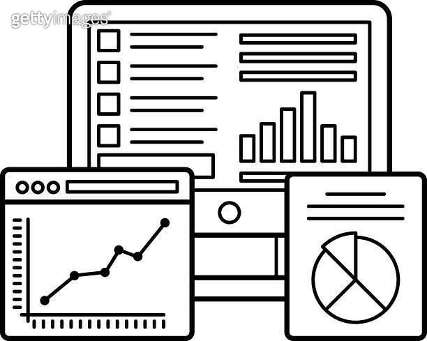 Investor Dashboard or Reporting System Concept, Crypto Trader Vector ...