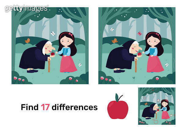 Educational game for children. Find differences. 이미지 (1407768823) - 게티이미지뱅크