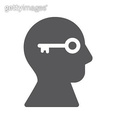 Human silhouette with key, icon, vector. (1438637221) 일러스트, 무료 일러스트 ...