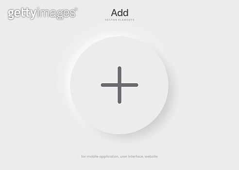 Plus icon vector. Add icon for UI UX, mobile app, presentation ...