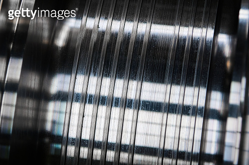 Steam turbine shaft with fir-tree blade fastening at plant (1410614498 ...