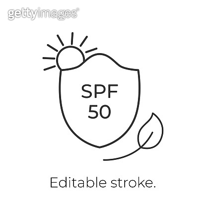 SPF 50 sun protection icon. 이미지 (1406503871) - 게티이미지뱅크